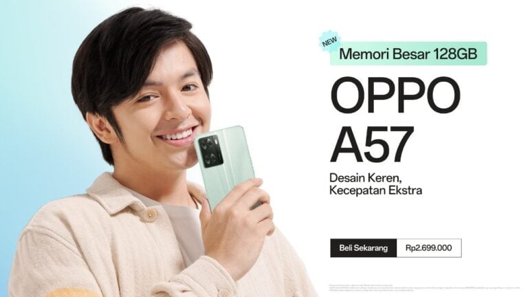 OPPO A57 Kini Ada Varian Storage 128 GB - OAtekno.com